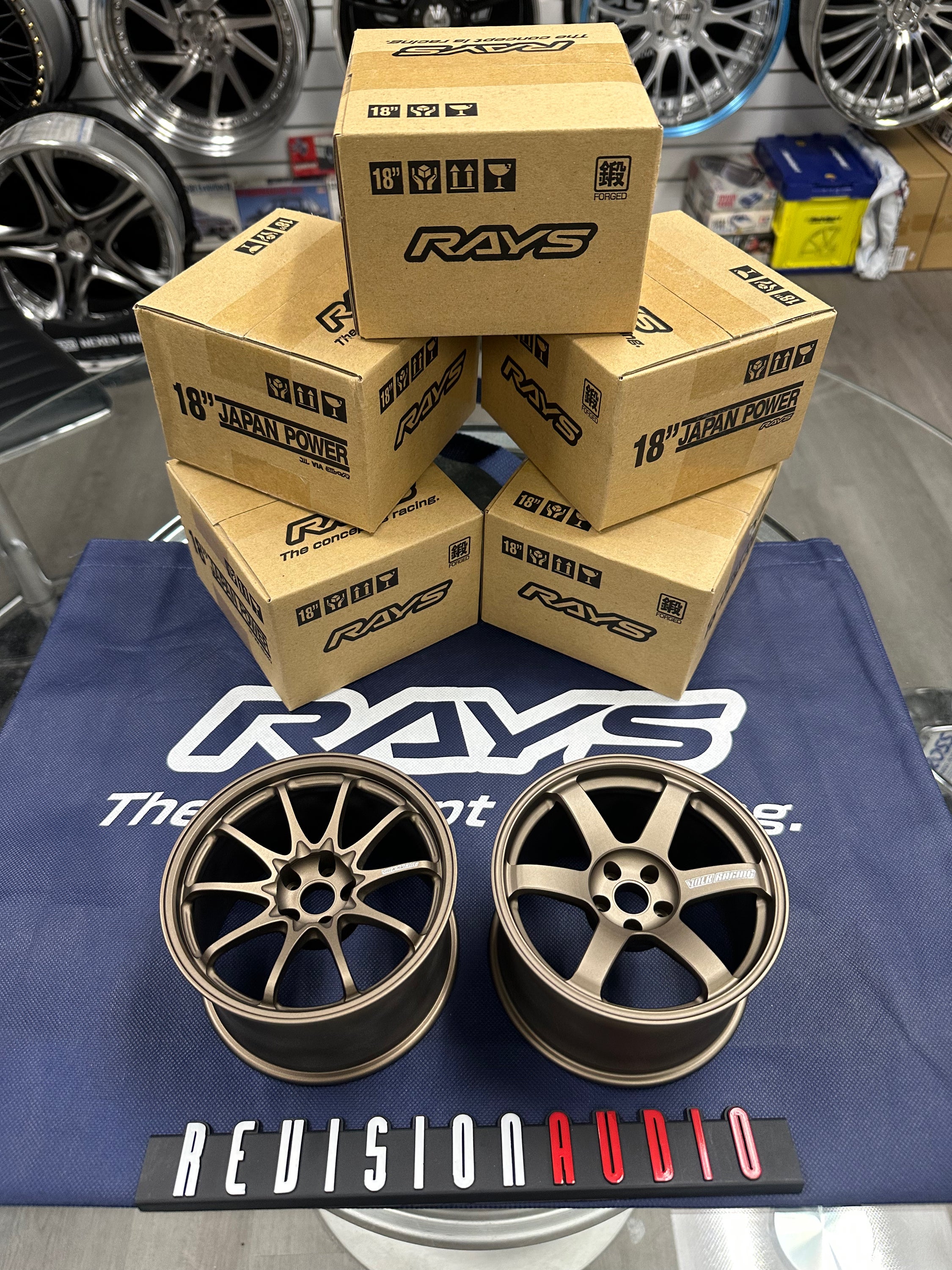 Rays Wheels Japan official mini TE37 and CE28 wheel 1/4 scale ...