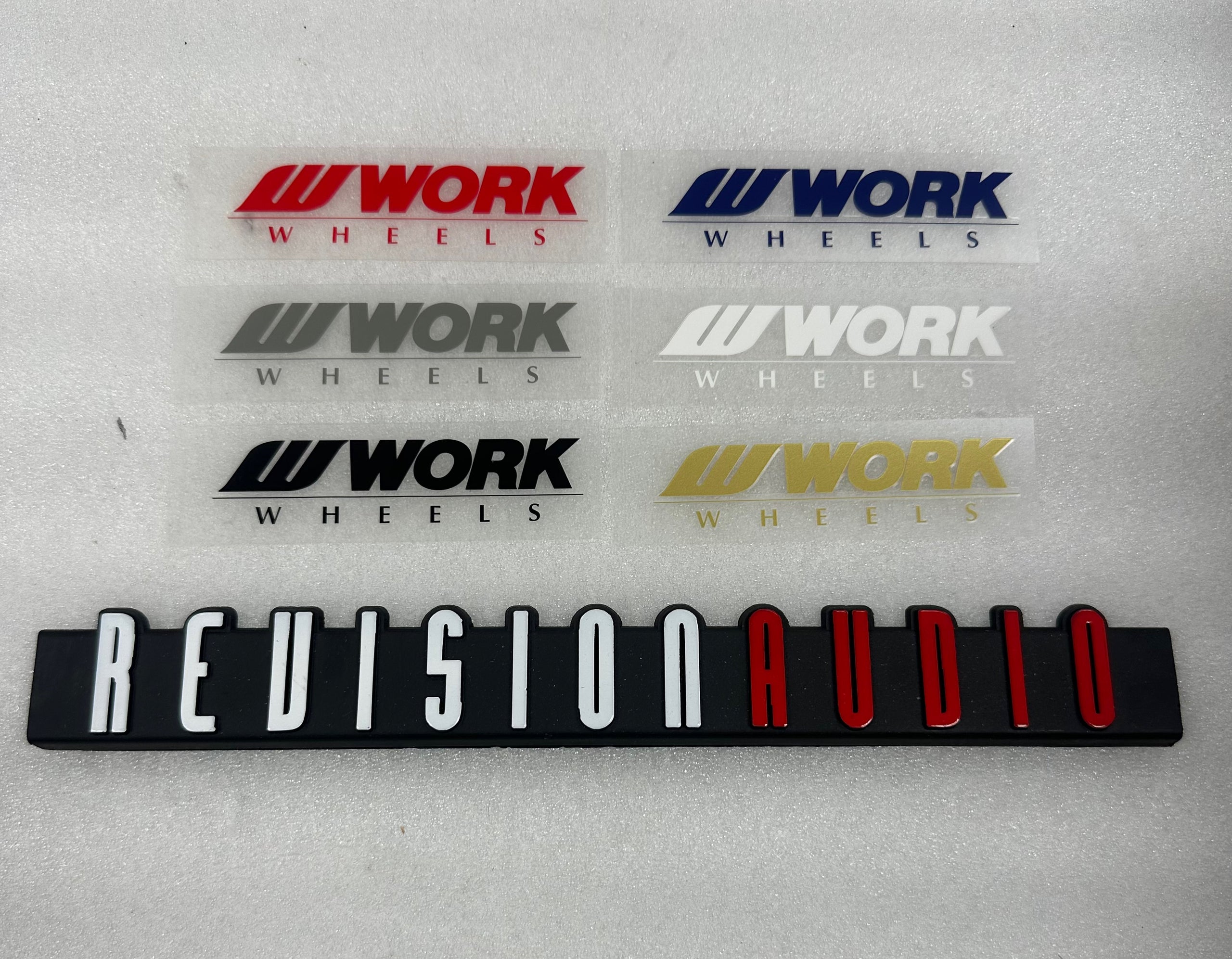 Work Wheels Meister S1 3P replacement spoke decal assorted colors ...