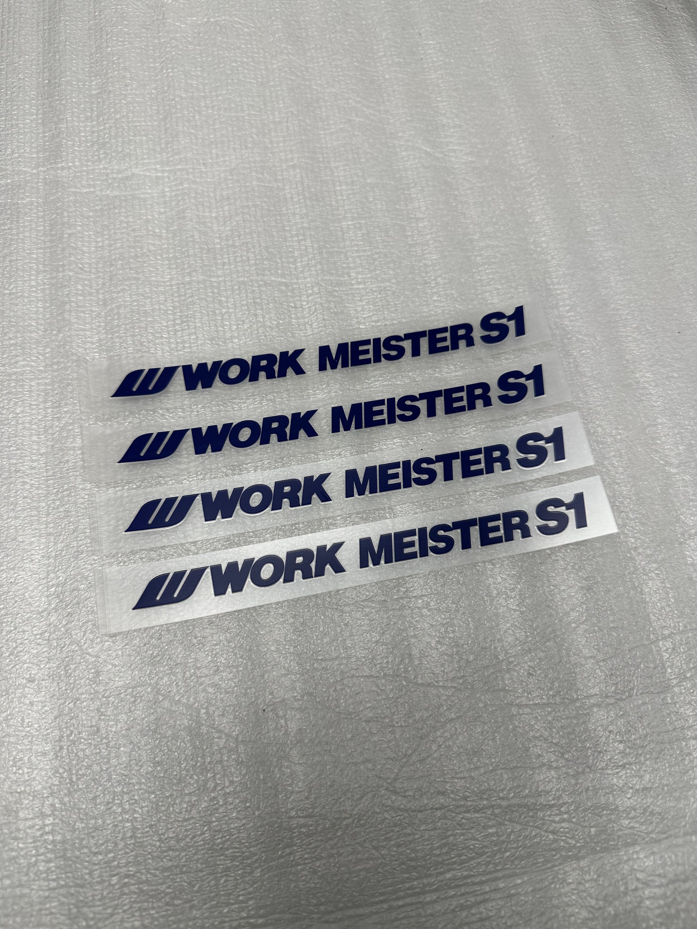 Work Wheels Meister S1 3P replacement lip decal | Revision Audio Online